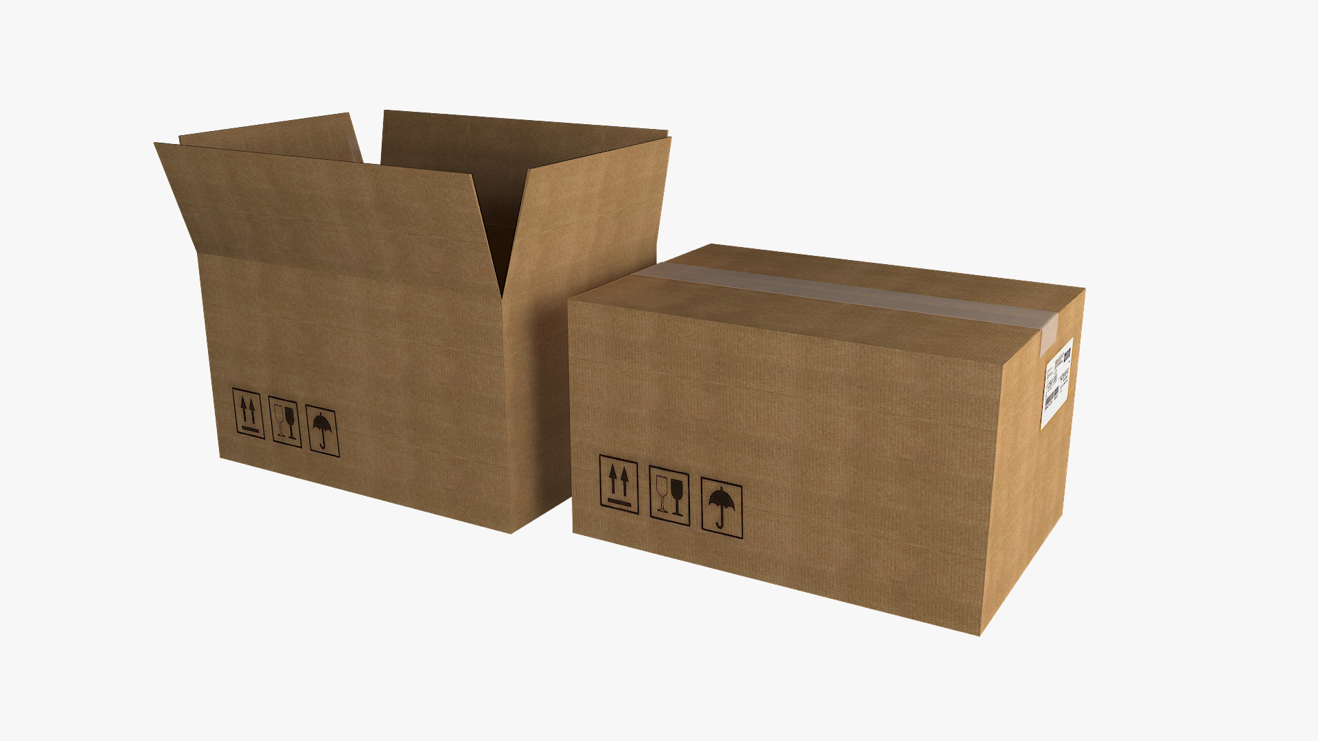 3D model carton box - TurboSquid 1484692