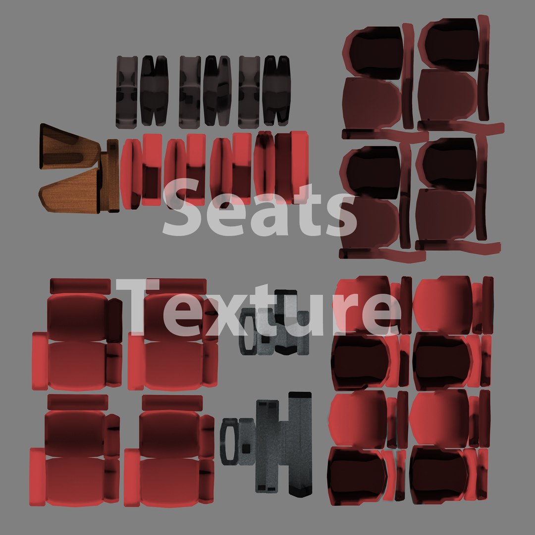 theater 3d model