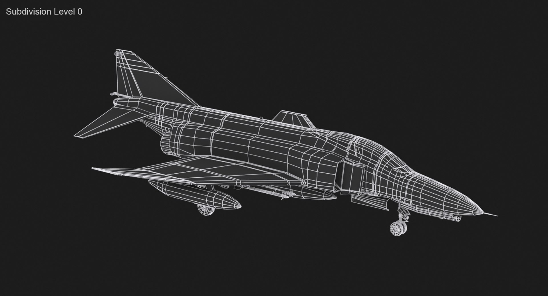 F-4 Phantom Iriaf 3d Max