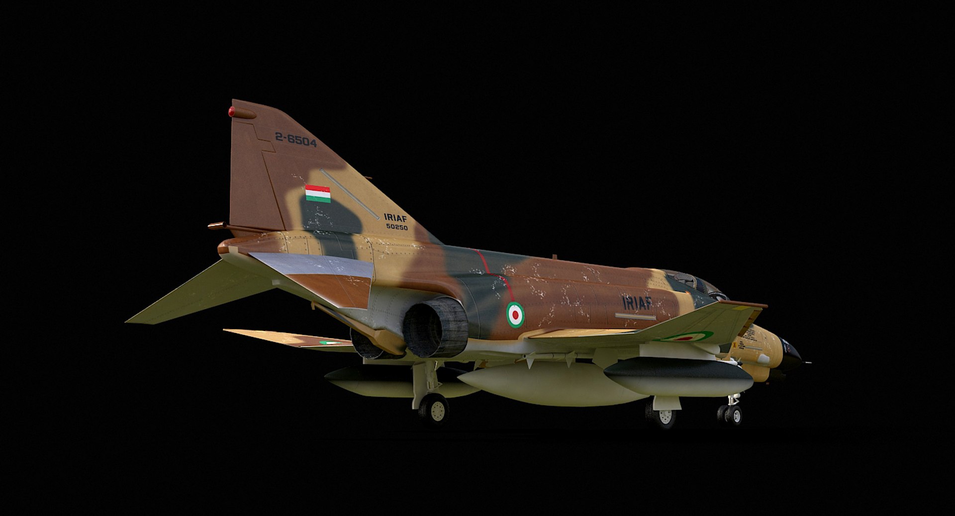F-4 Phantom Iriaf 3d Max
