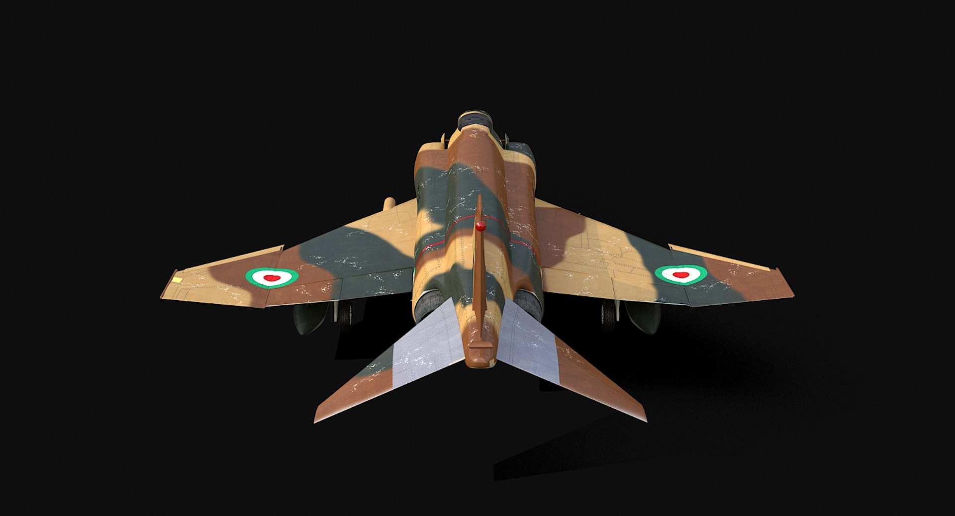 F-4 Phantom Iriaf 3d Max