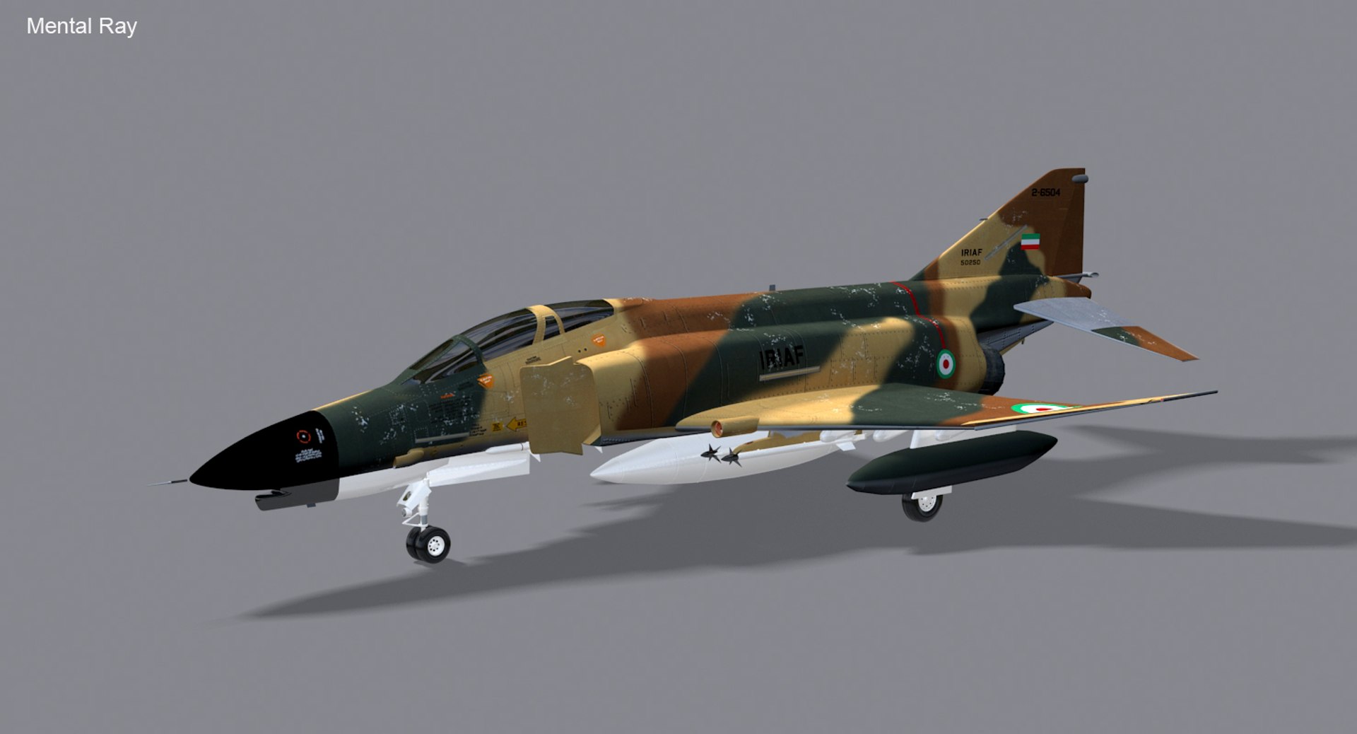 F-4 Phantom Iriaf 3d Max