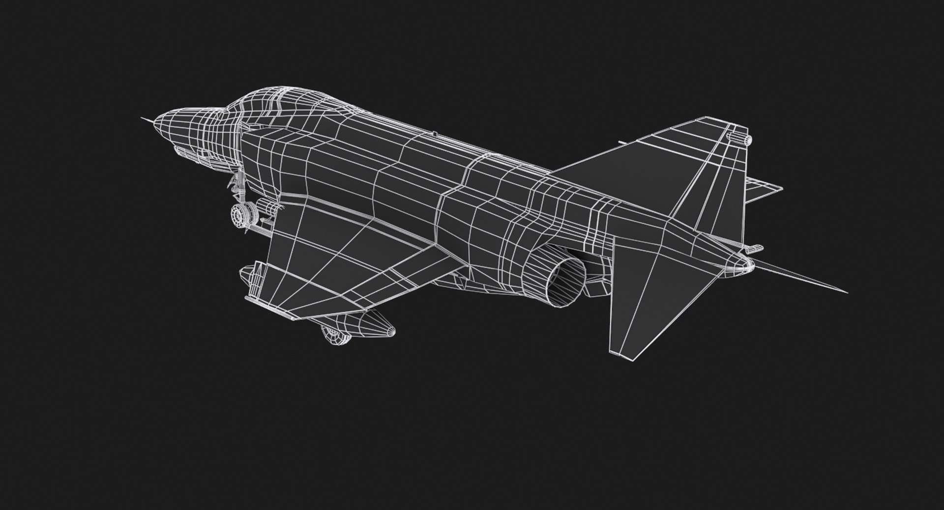 F-4 Phantom Iriaf 3d Max