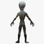 3d Grey Alien