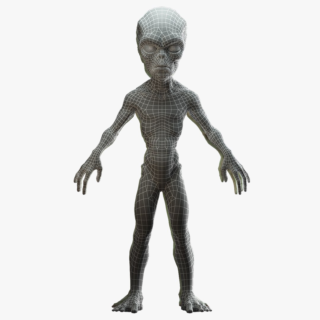 3d Grey Alien