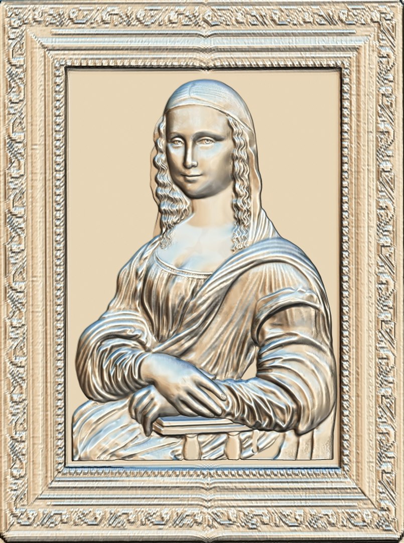 Gioconda Leonardo Da Model - TurboSquid 1216056