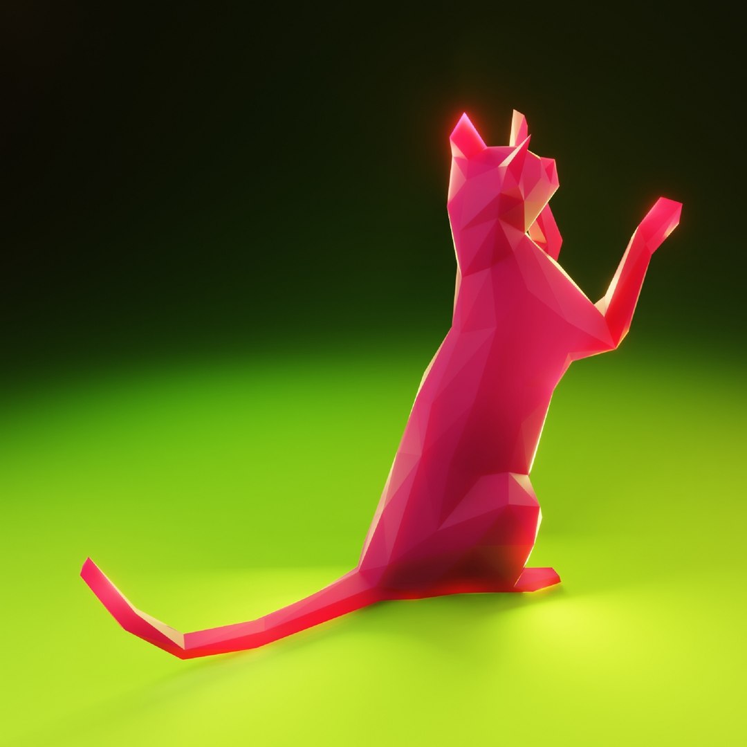 10 Cats Low Poly Pack 3D Model - TurboSquid 1936954