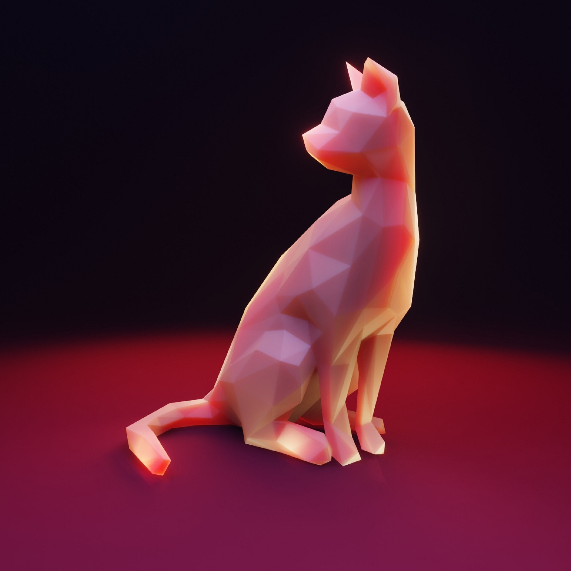modelo 3d 10 Cats Low Poly Pack - TurboSquid 1936954