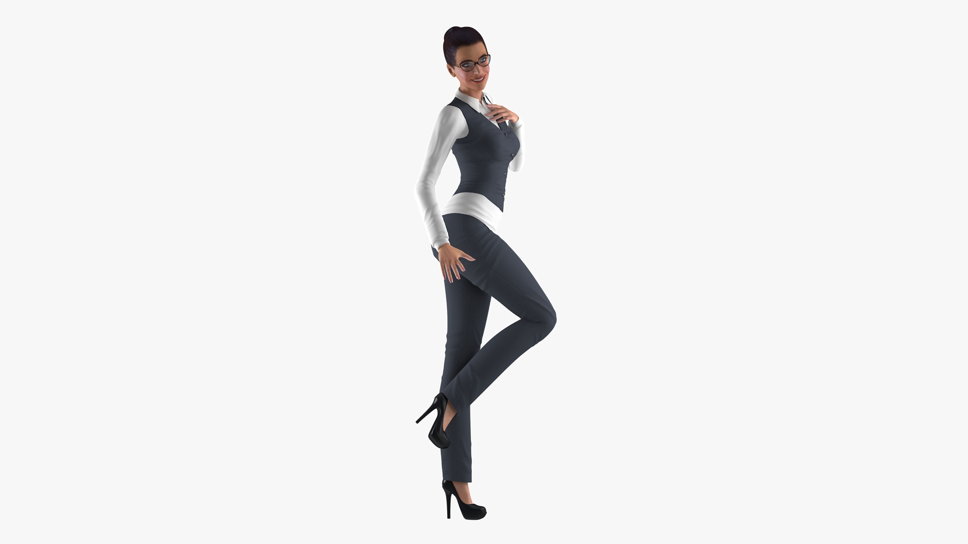 Business Woman 3D Model - TurboSquid 1500040