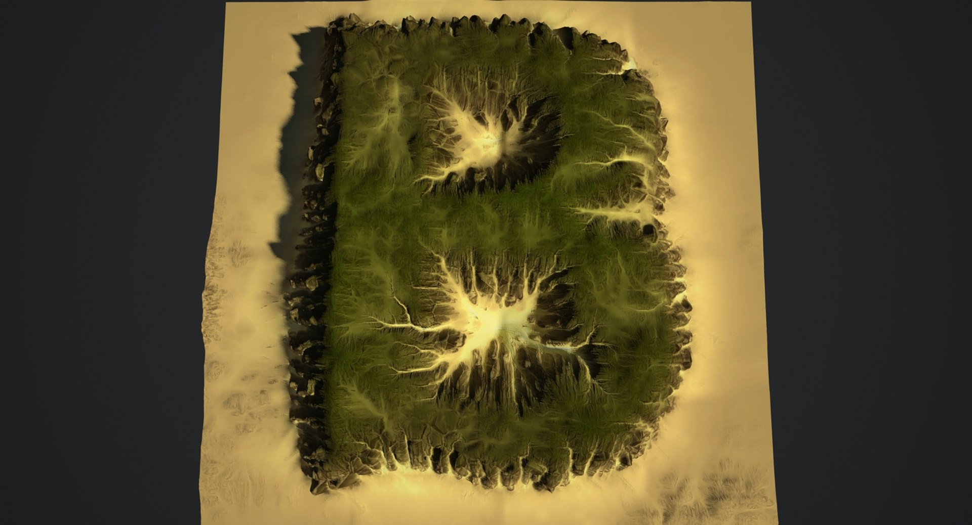 3D Alphabet Terrain B Model - TurboSquid 1170376