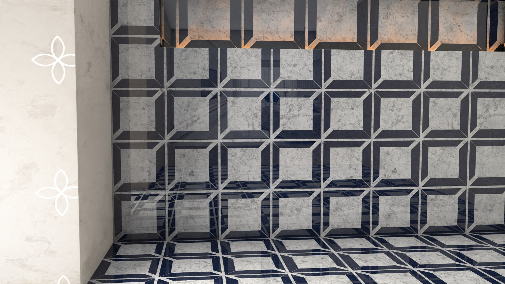 3D model 5 Texture PBR 8K Floor Tiles C4D Physical Render - TurboSquid ...