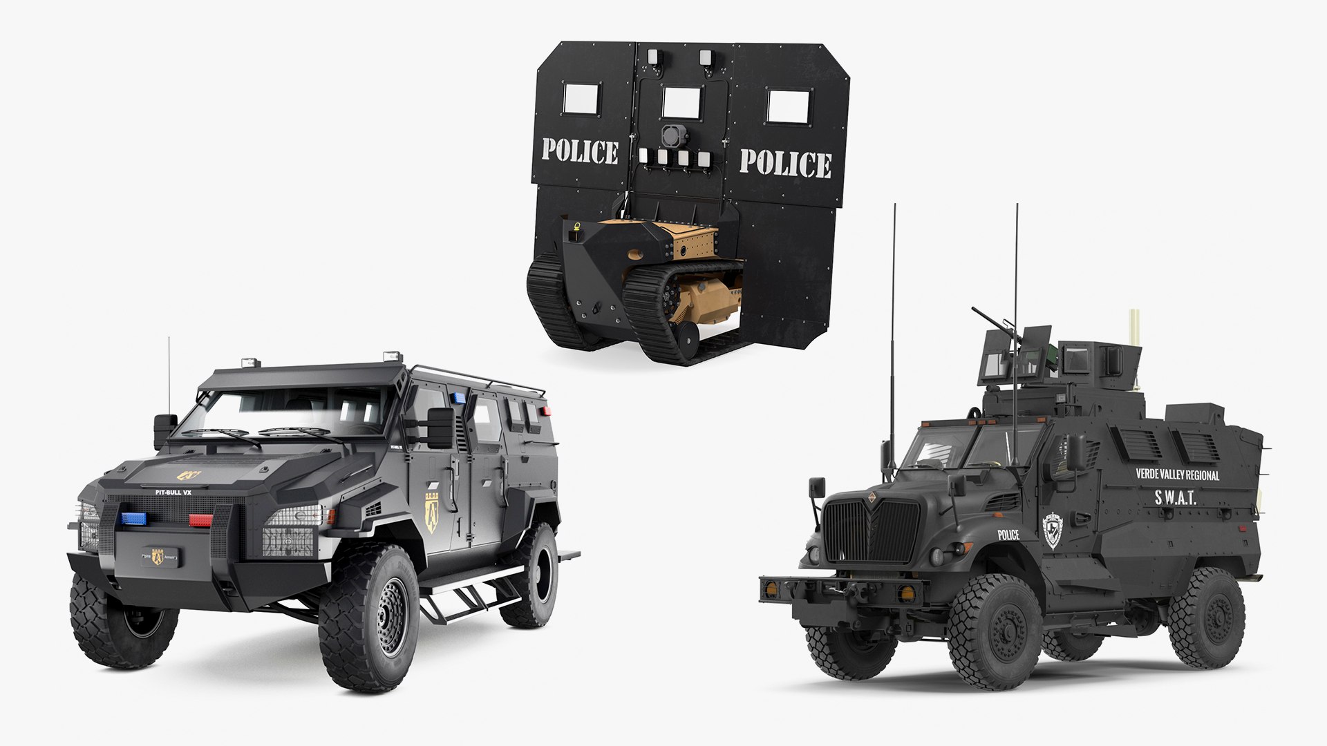 3D SWAT Vehicles Collection - TurboSquid 2298746