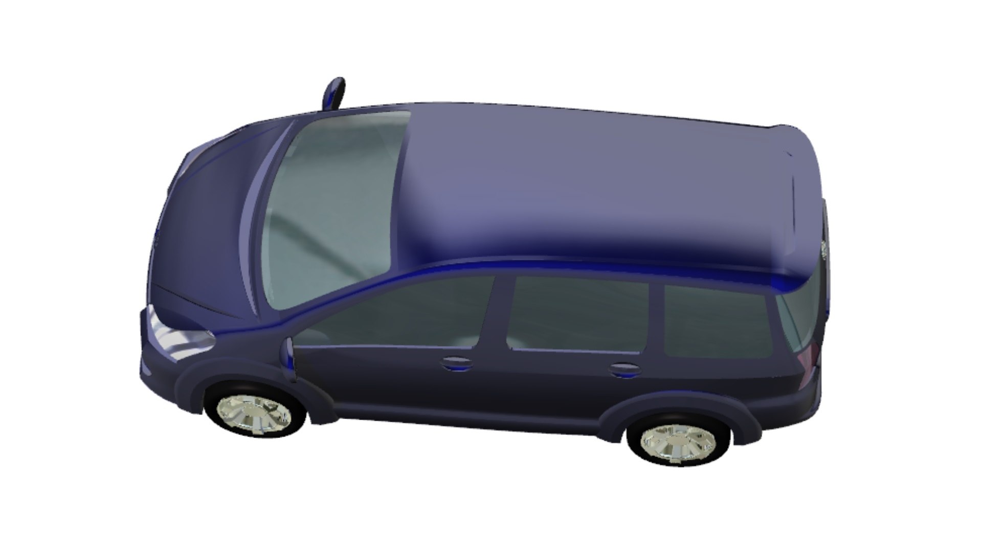 3D Model Minivan Vehicle - TurboSquid 2276638