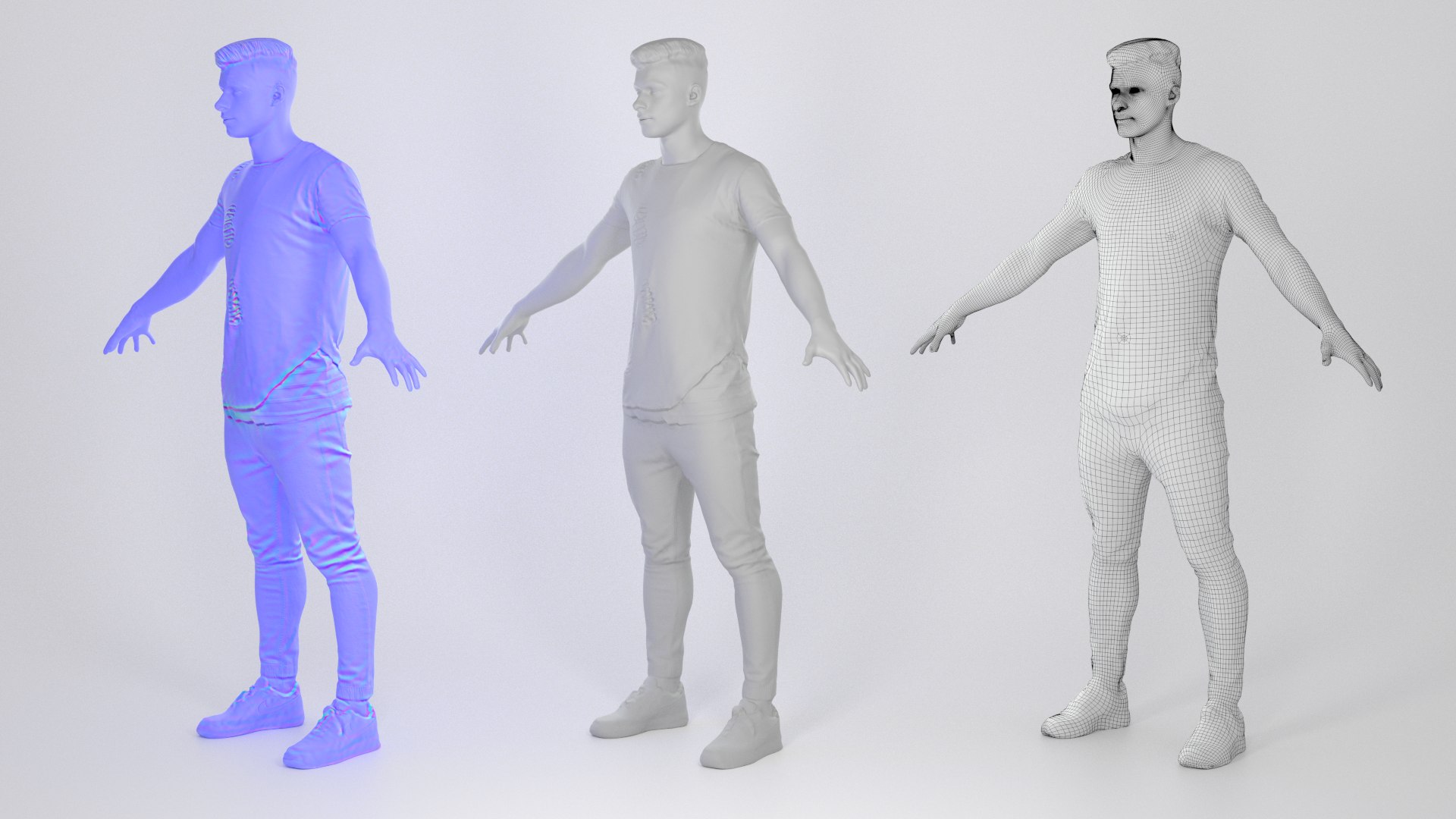 3D Scanned Animation Ready Human Model - TurboSquid 1550110