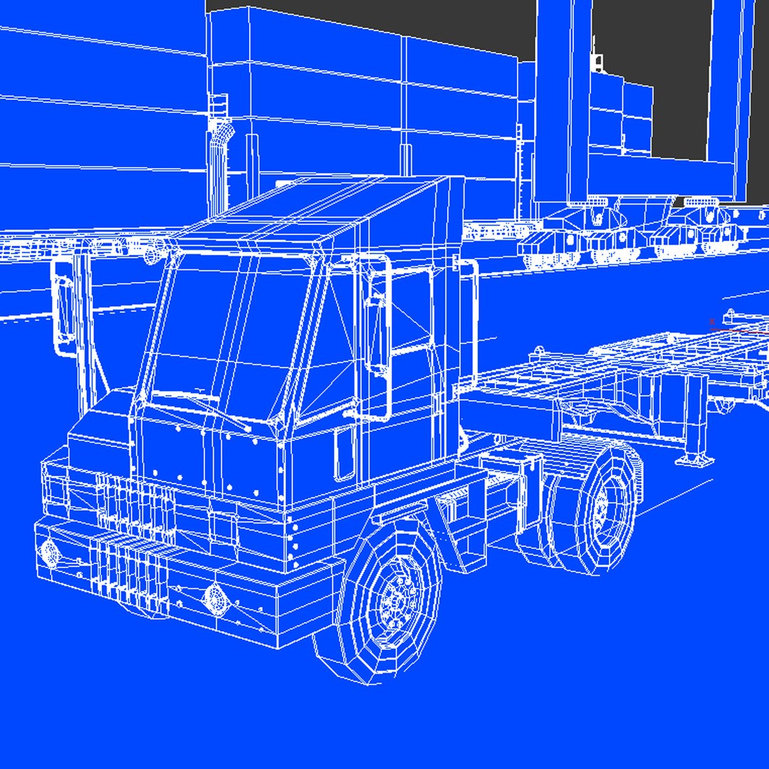 3d Container Terminal Scene