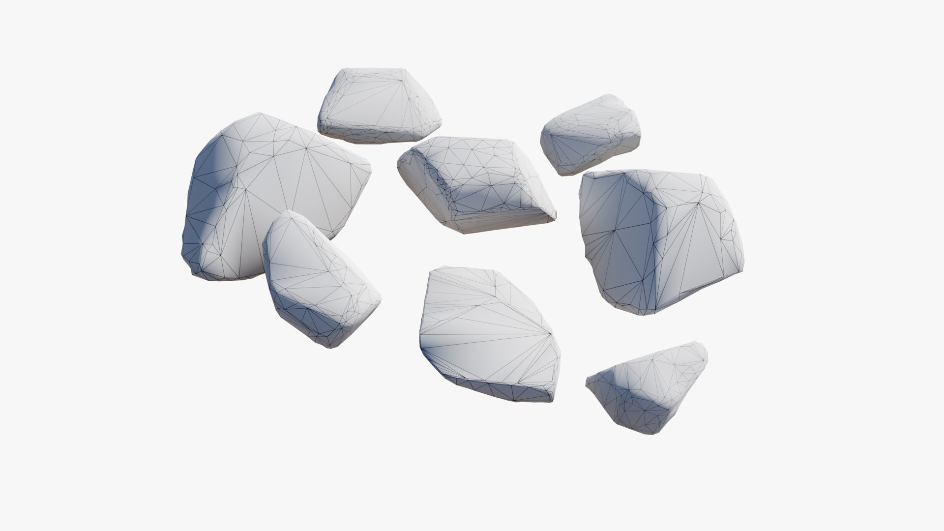 3D Scatter Rocks V1 Model - TurboSquid 2241685