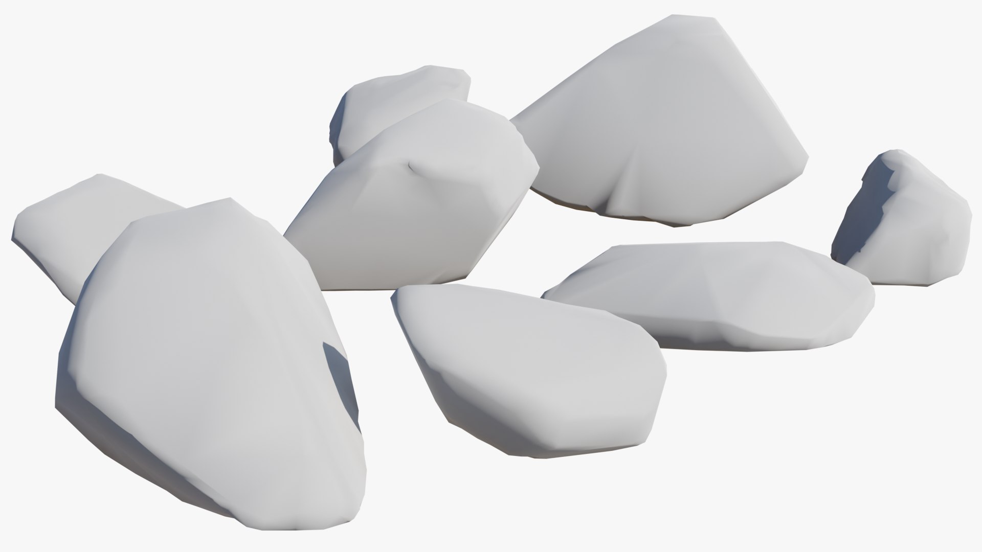 3D Scatter Rocks V1 Model - TurboSquid 2241685