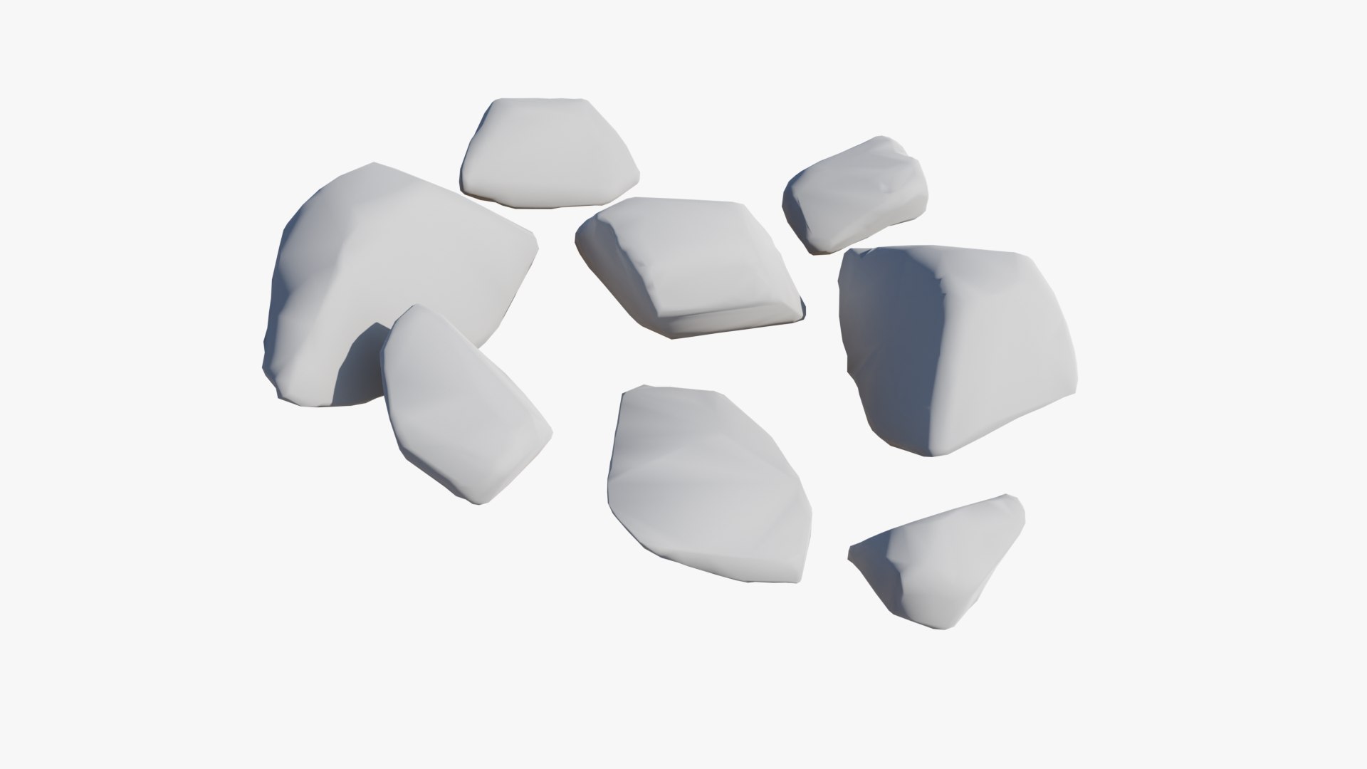 3D Scatter Rocks V1 Model - TurboSquid 2241685