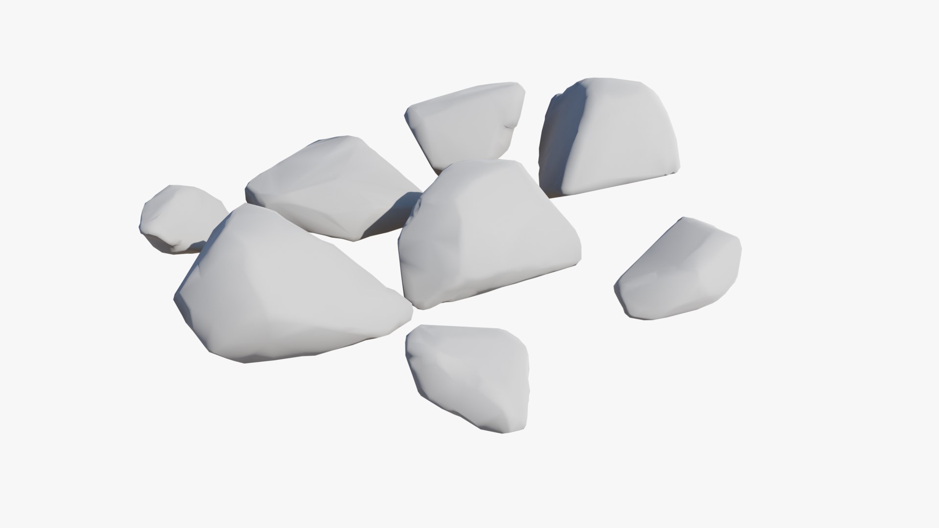 3D Scatter Rocks V1 Model - TurboSquid 2241685