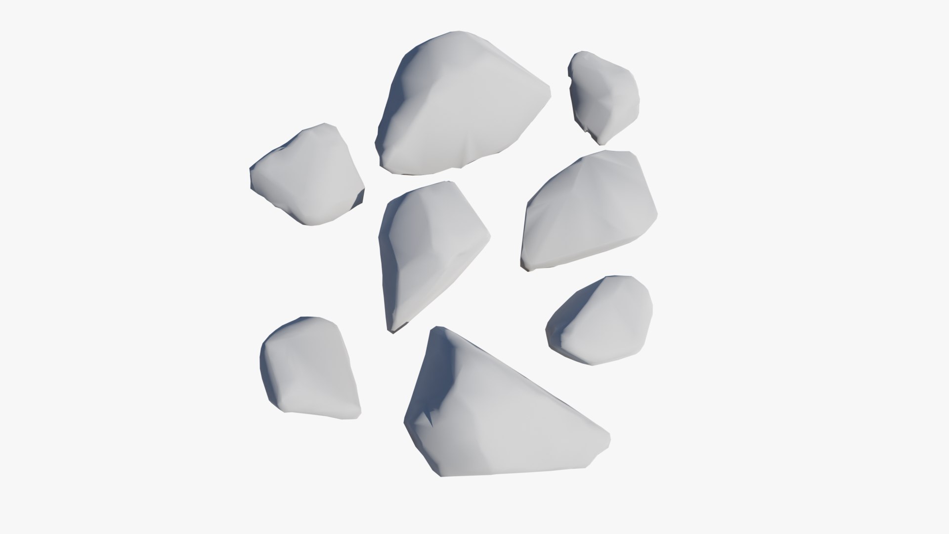 3D Scatter Rocks V1 Model - TurboSquid 2241685