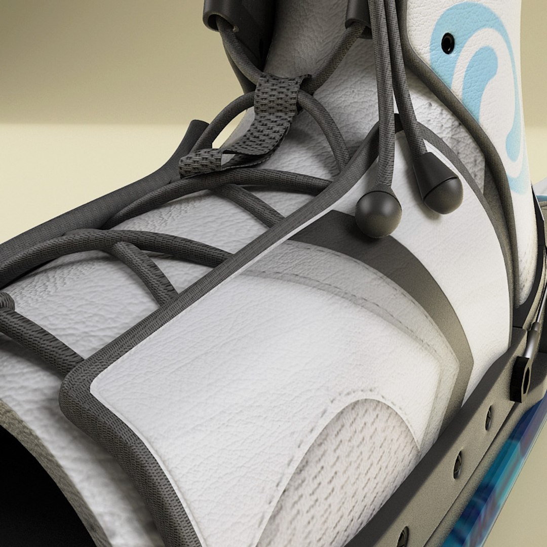 3d snowboard skis model