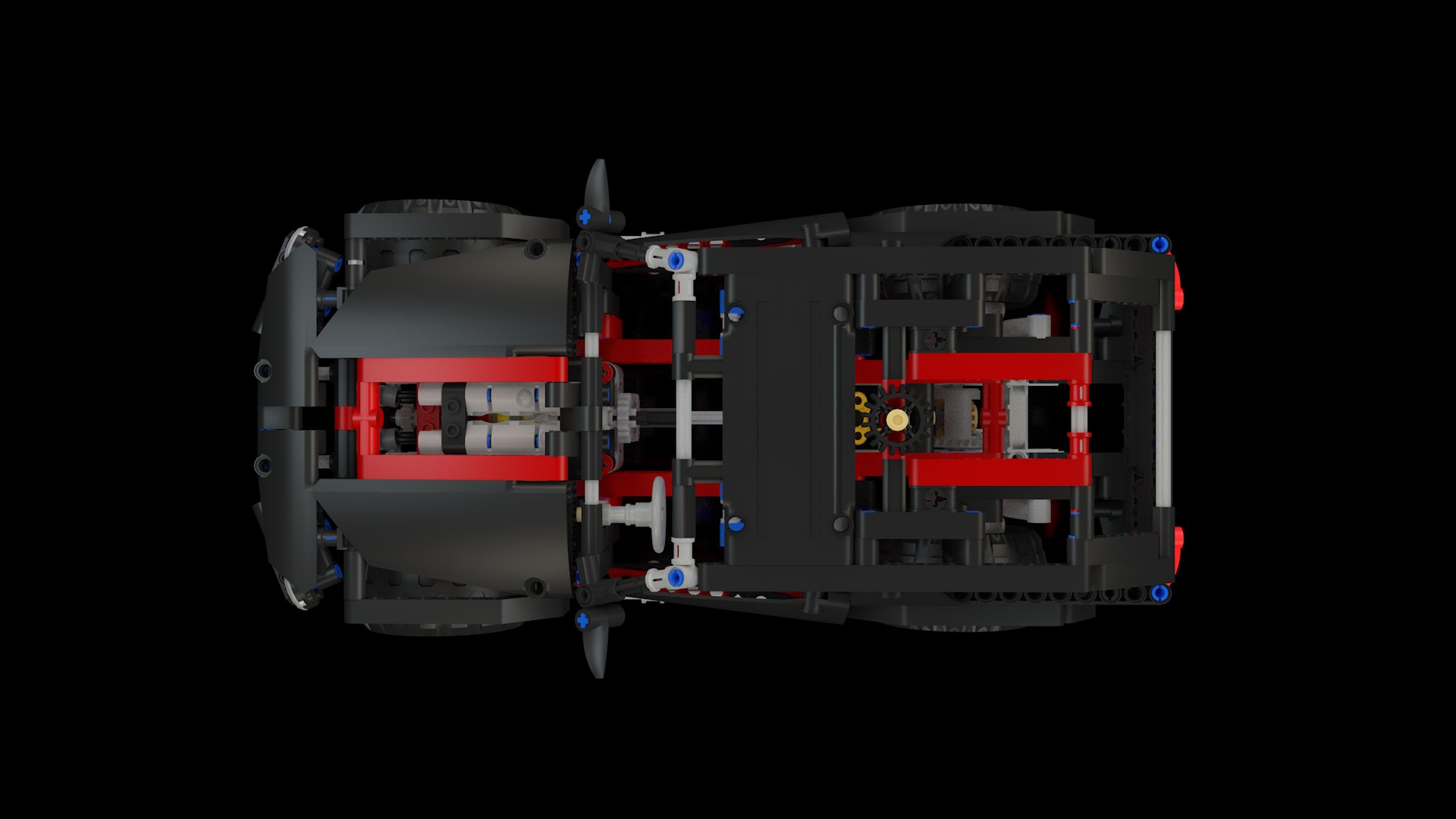 lego extreme cruiser 8081 3d model