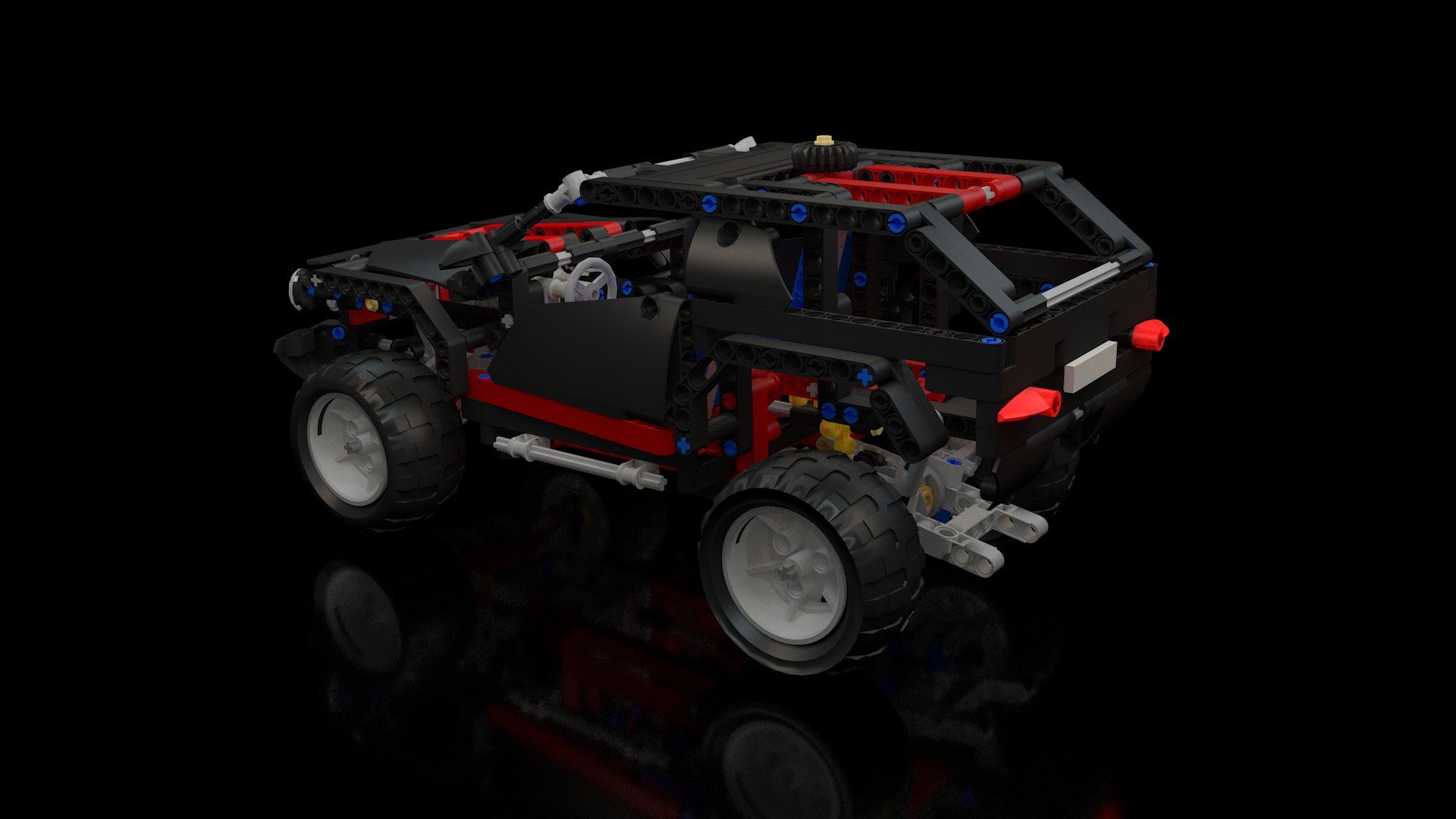 lego extreme cruiser 8081 3d model