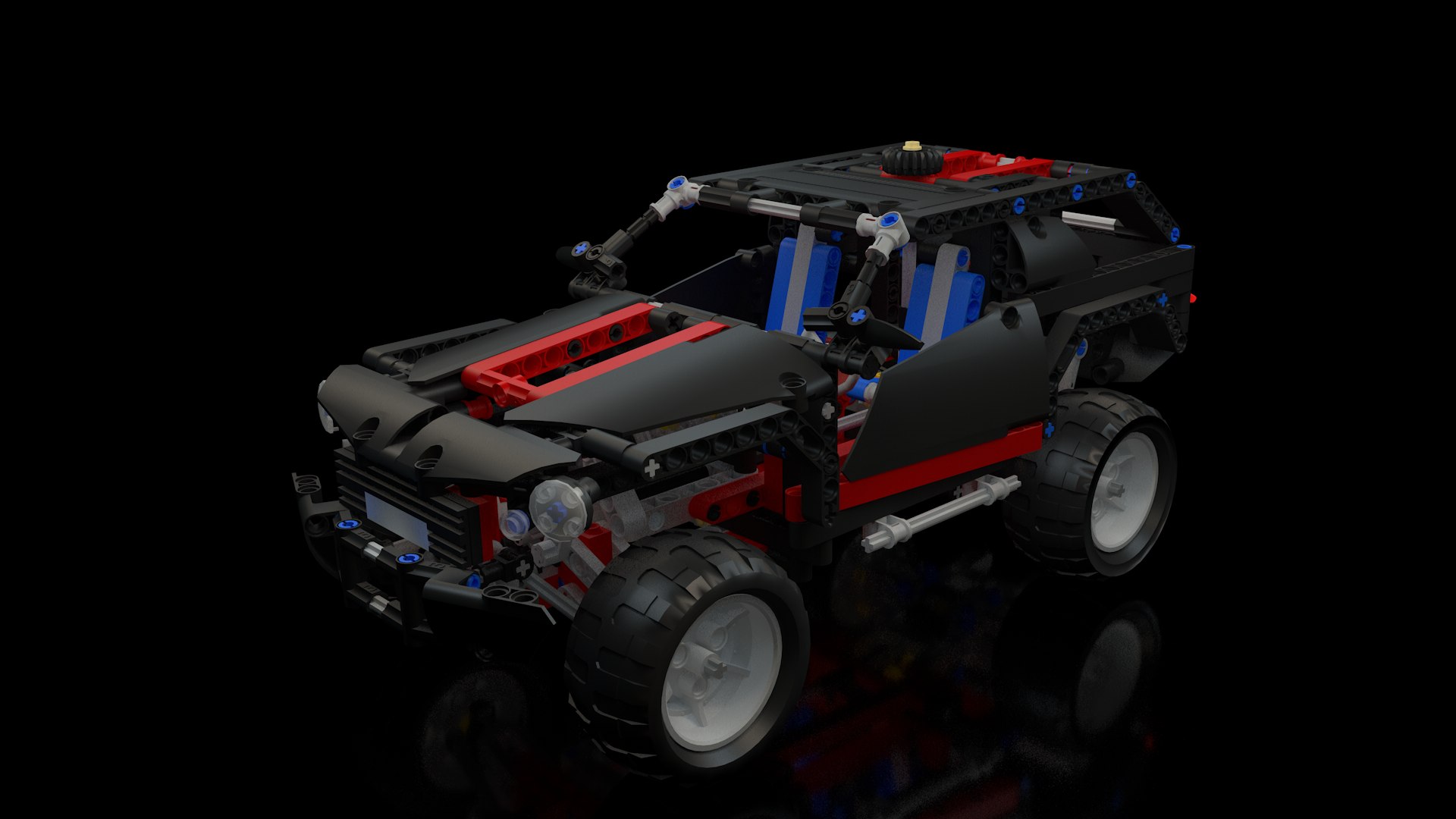 lego extreme cruiser 8081 3d model