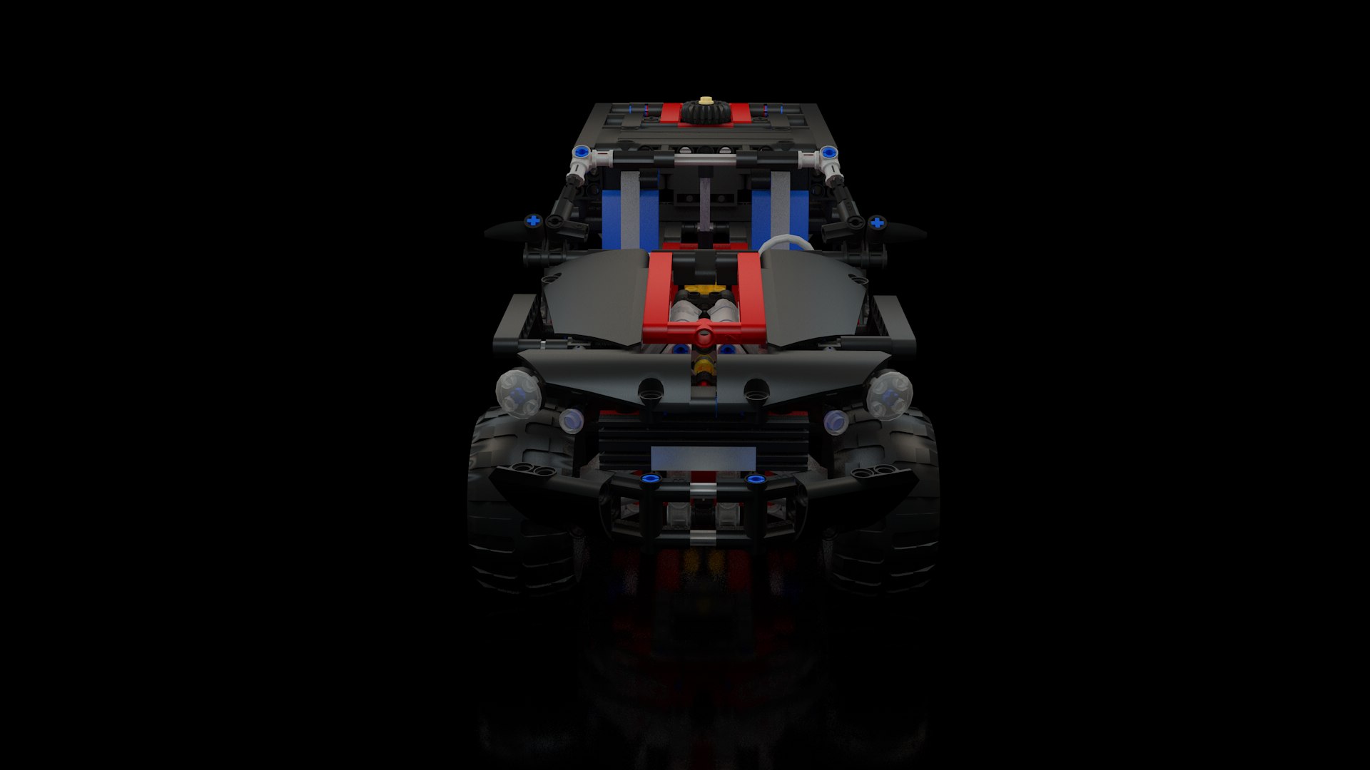 lego extreme cruiser 8081 3d model