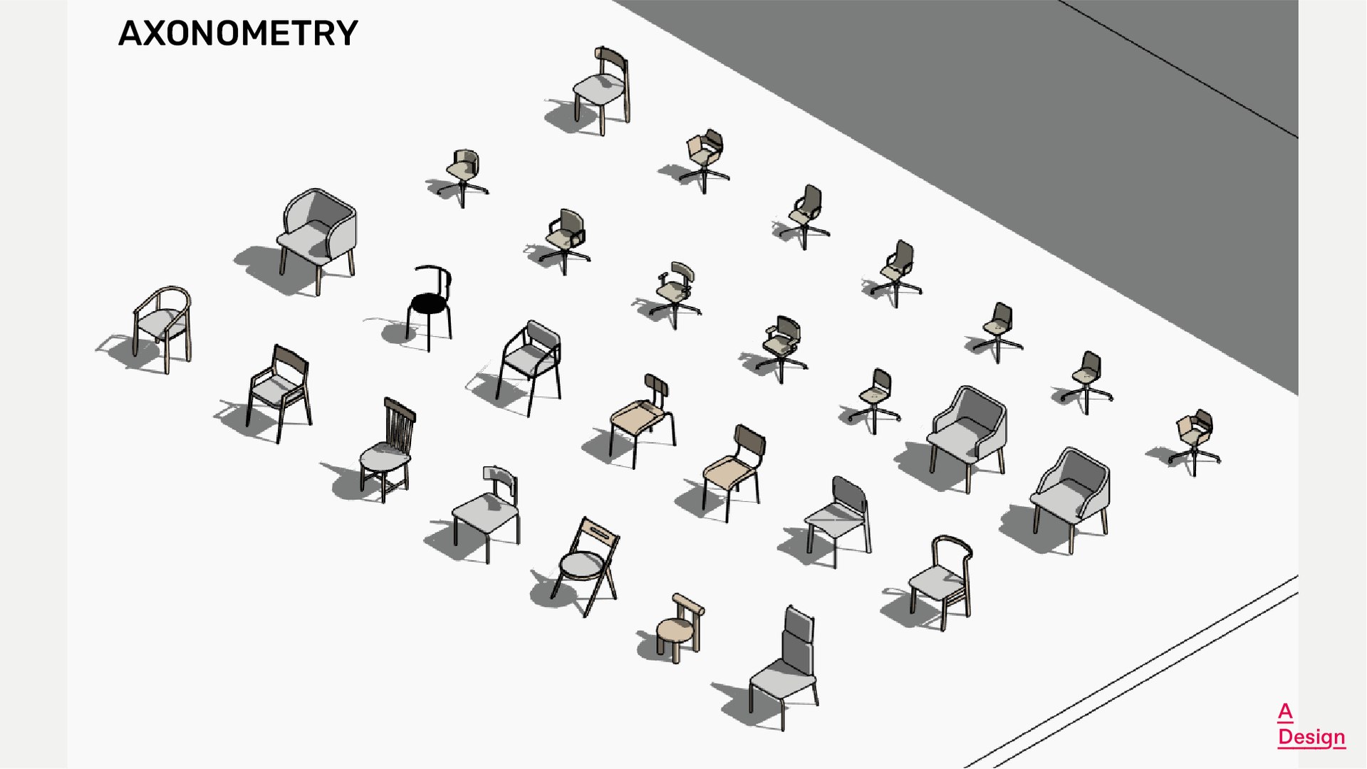 3D Model Chairs - Pack Of Revit Families - TurboSquid 2151418