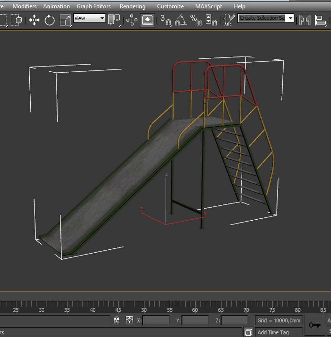 3d Model Children S Slide