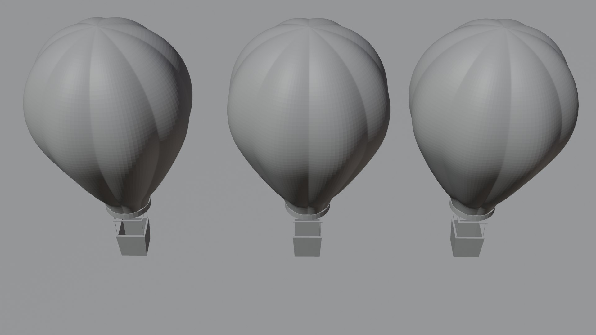 Hot Air Balloon 3D Model - TurboSquid 2237086