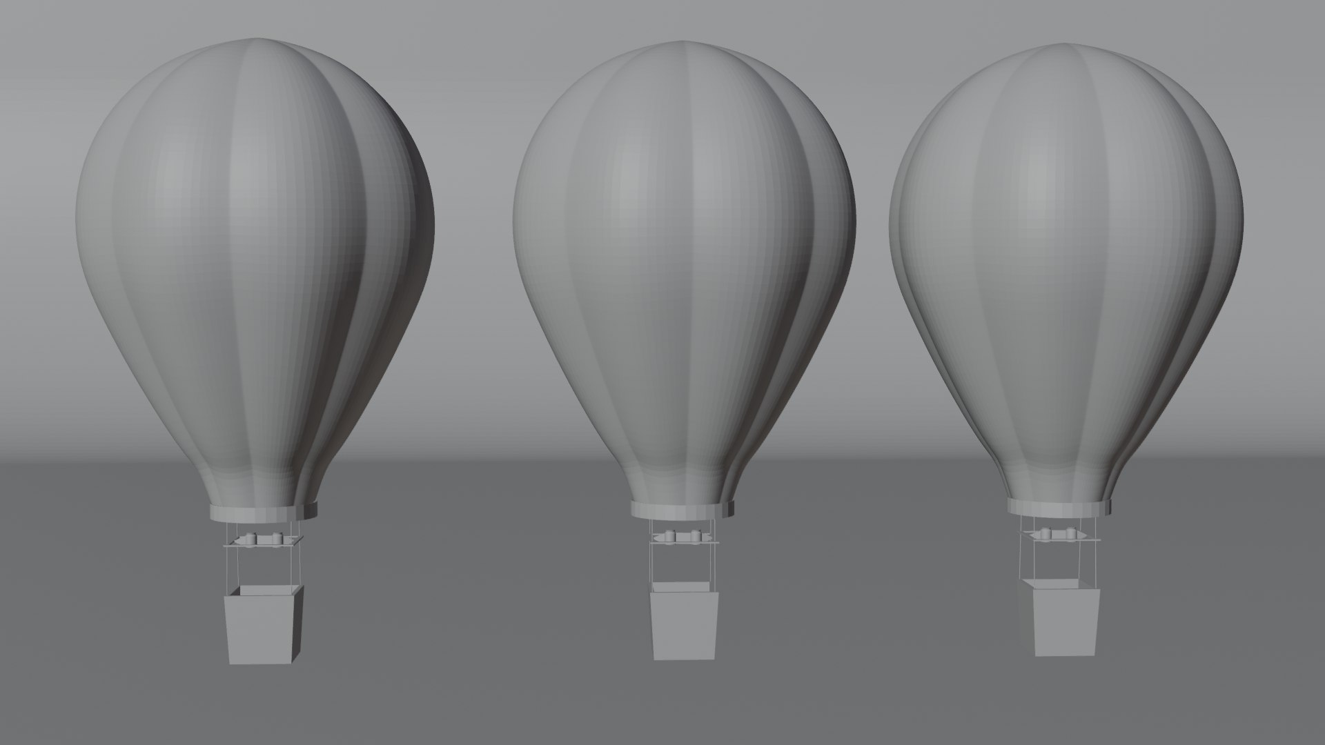 Hot Air Balloon 3D Model - TurboSquid 2237086