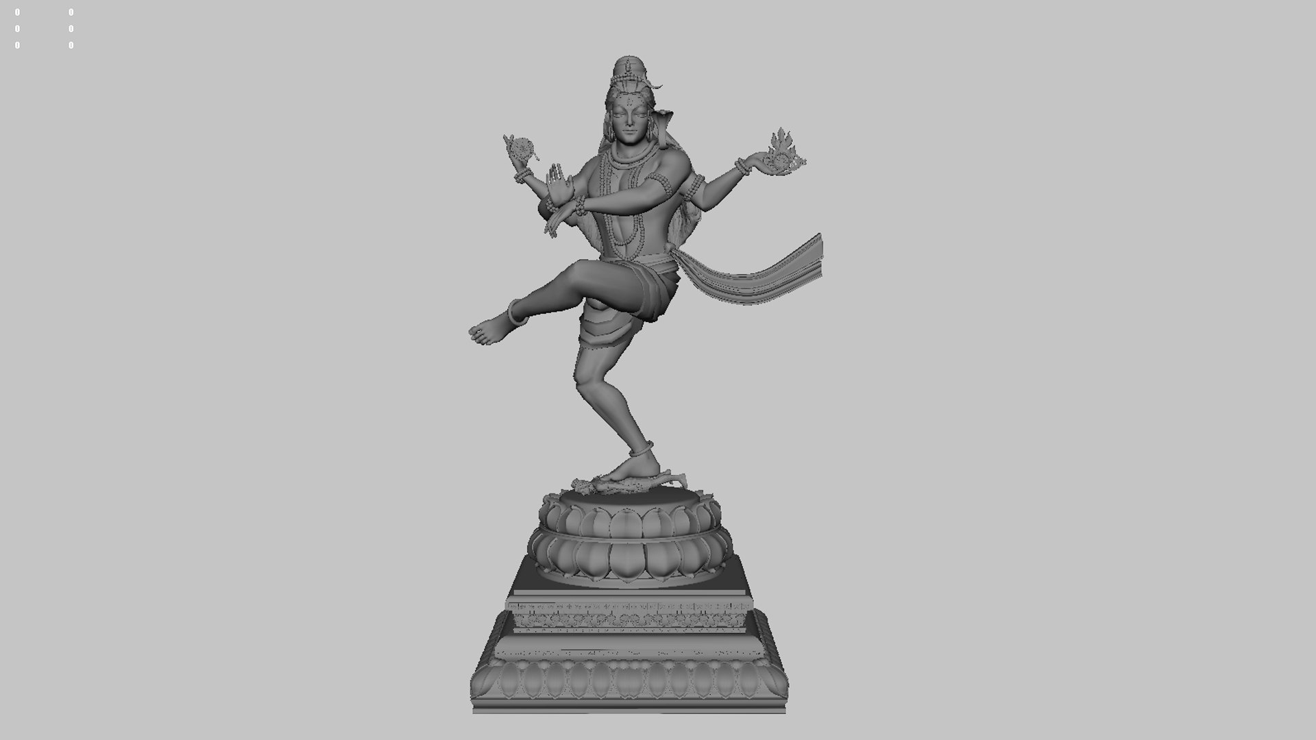 3D God Shiva Mahadev Model - TurboSquid 1762482