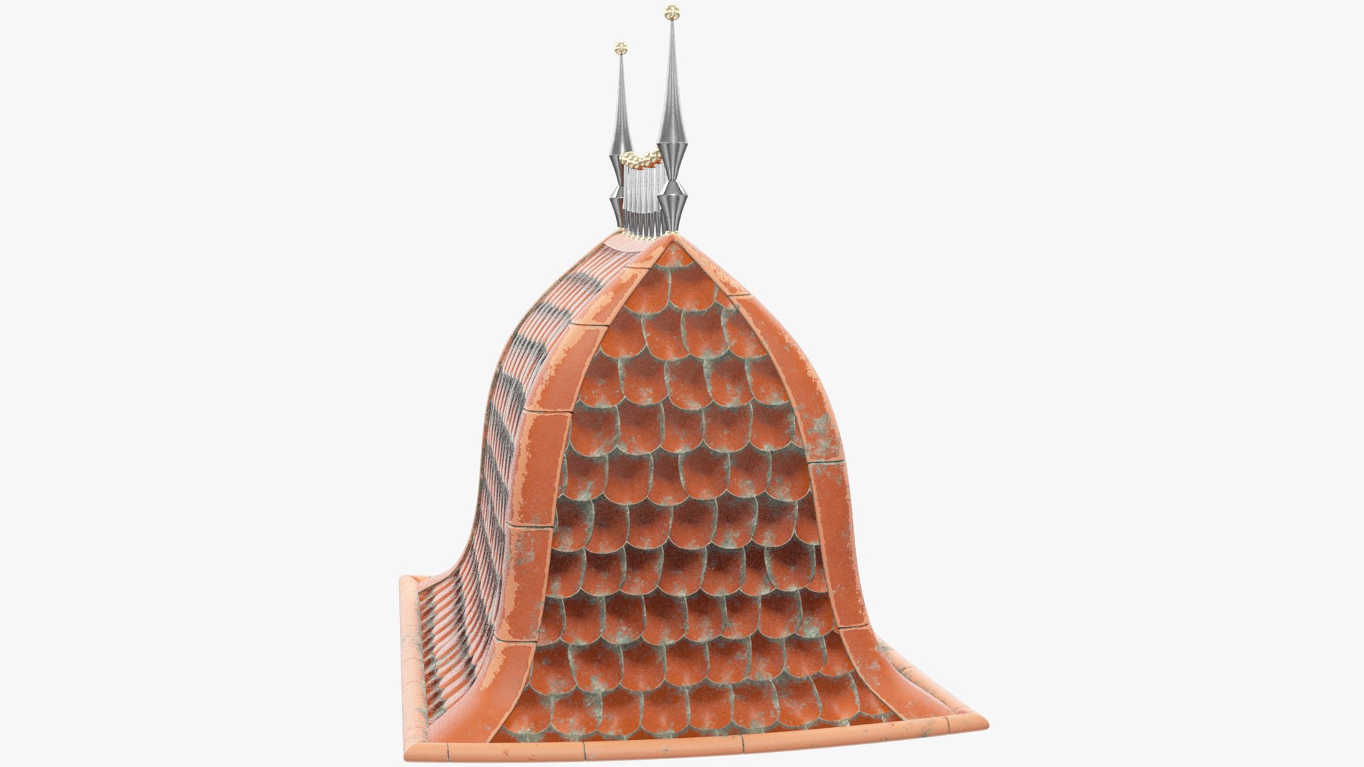 3D Stylized Roof Model - TurboSquid 1684107