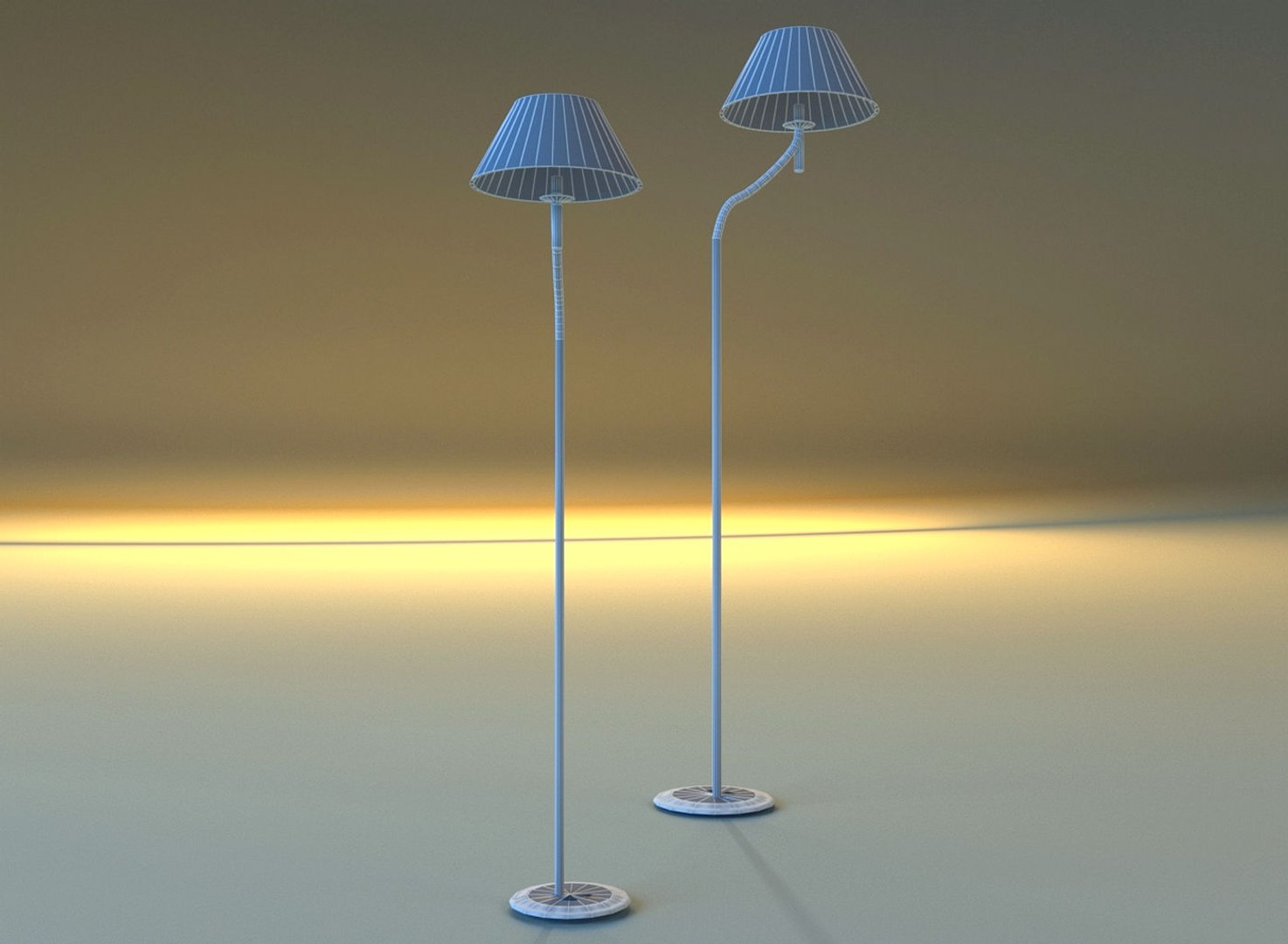 3d lamp model