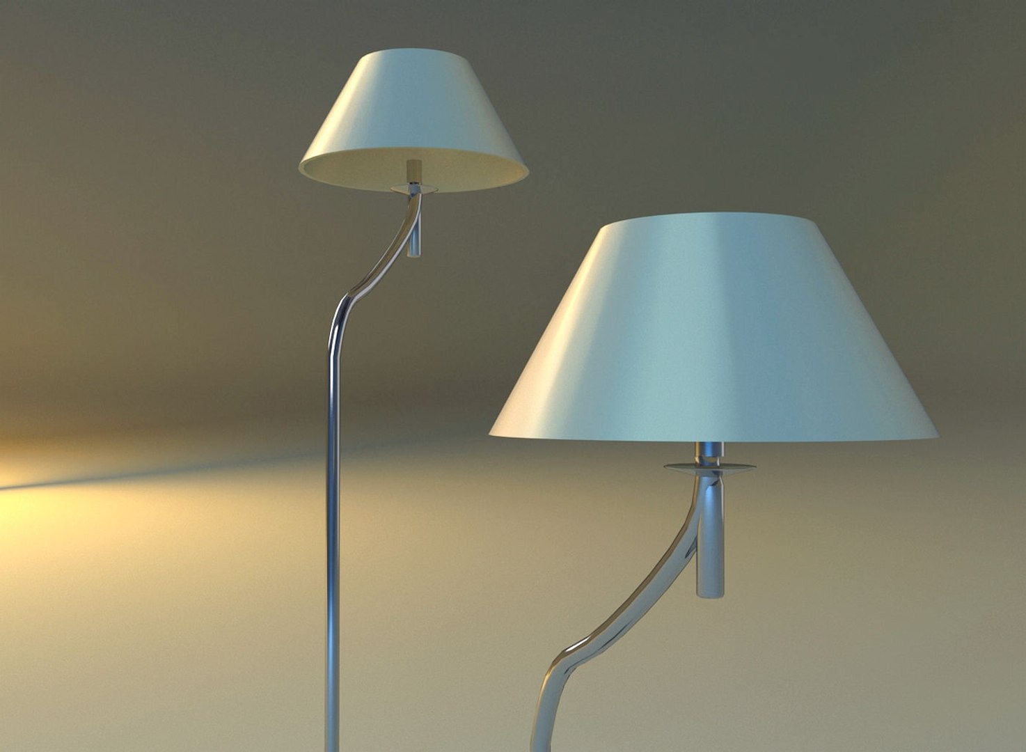 3d lamp model