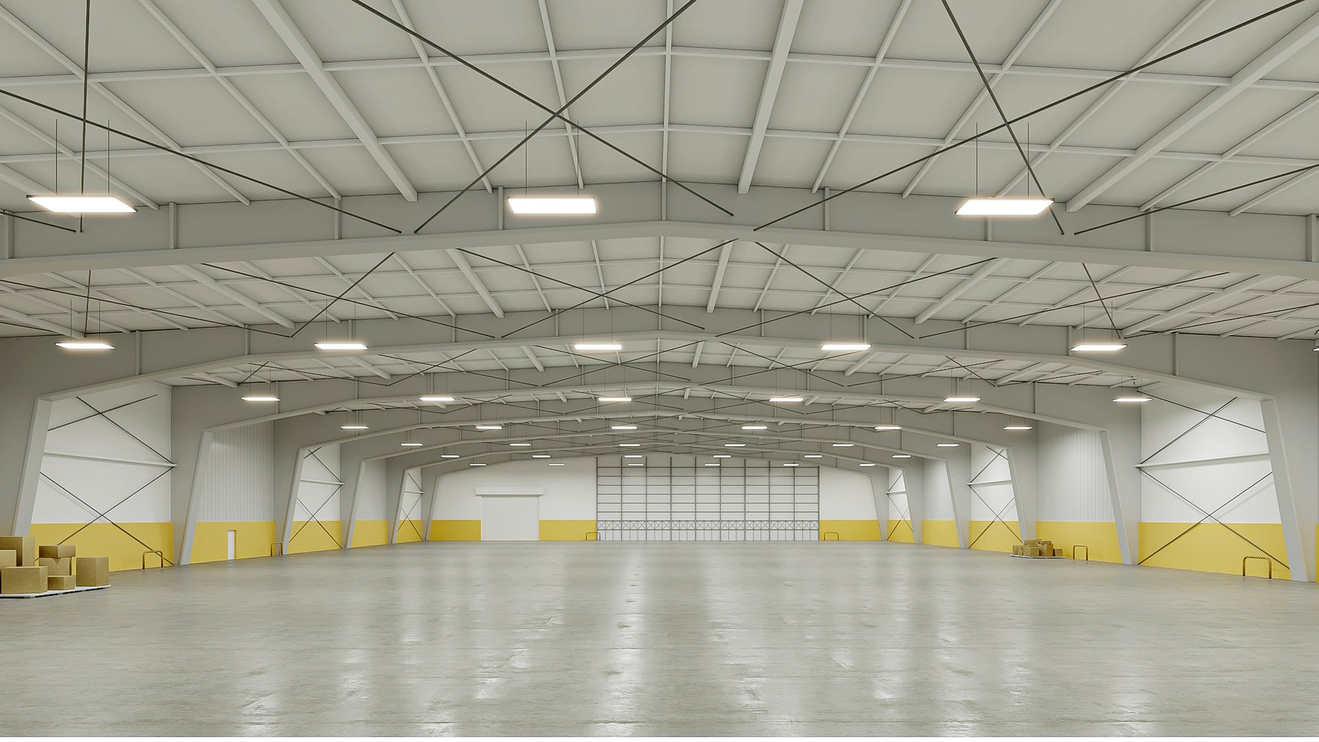 3D Low Poly Warehouse 09 - TurboSquid 2101260