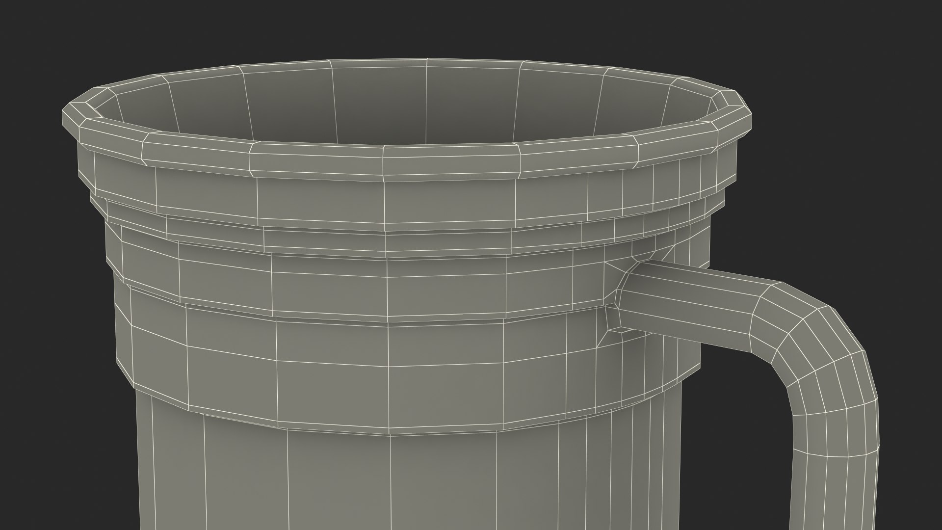 Reusable Plastic Beer Mug 3D Model - TurboSquid 1944856