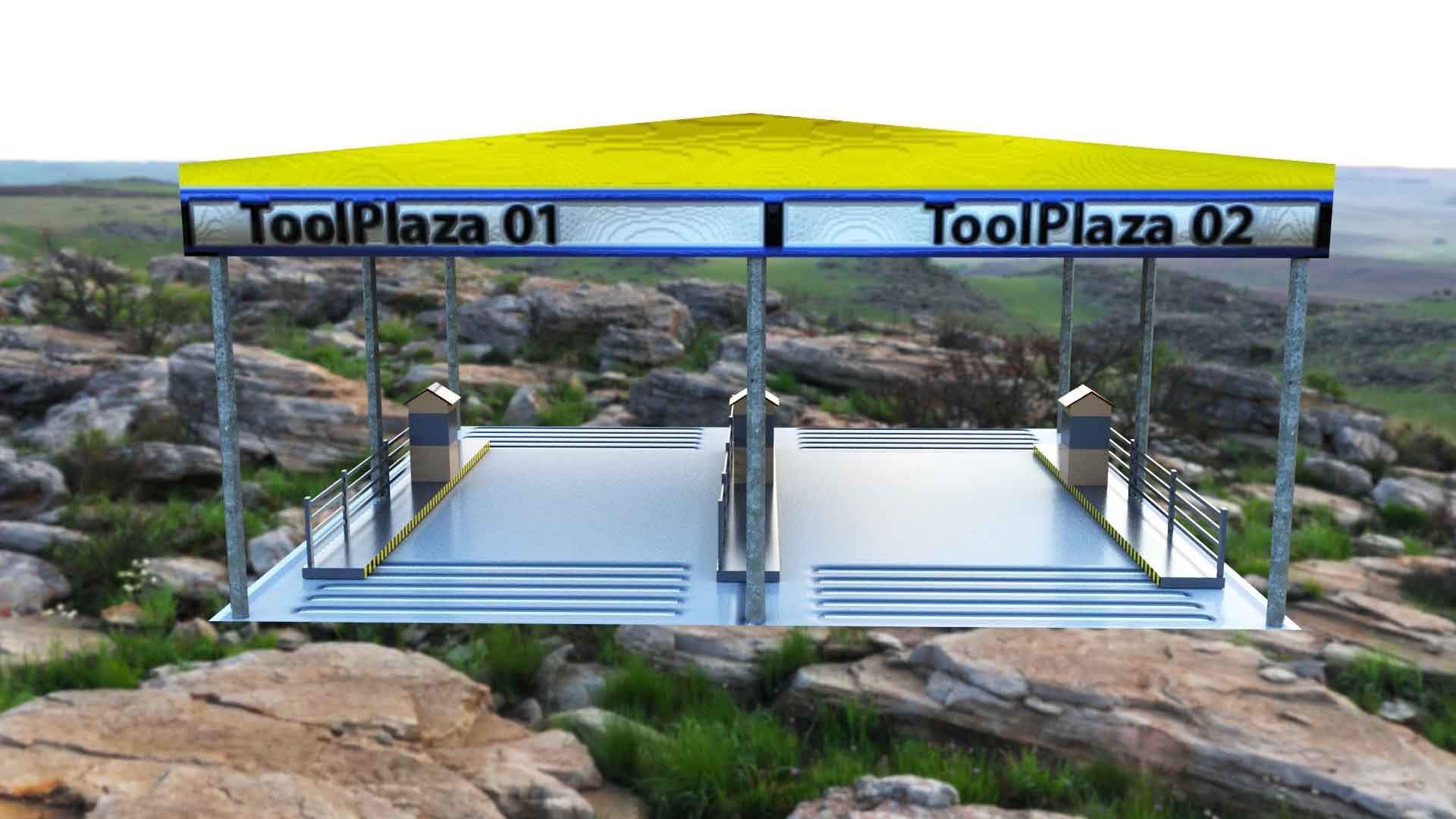 3D Model Simple Tool Plaza - TurboSquid 1810629