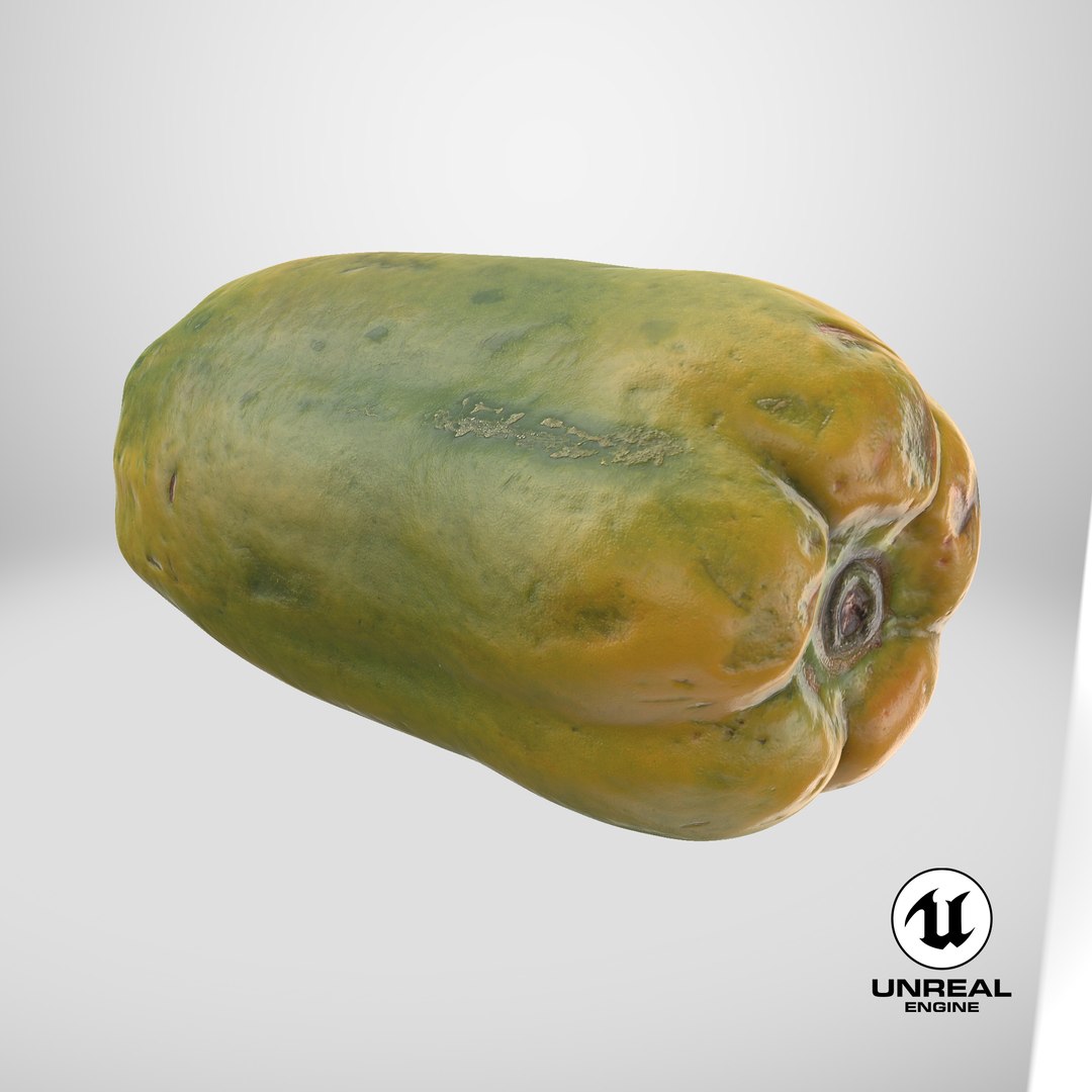 Papaya 3D Model - TurboSquid 2120944