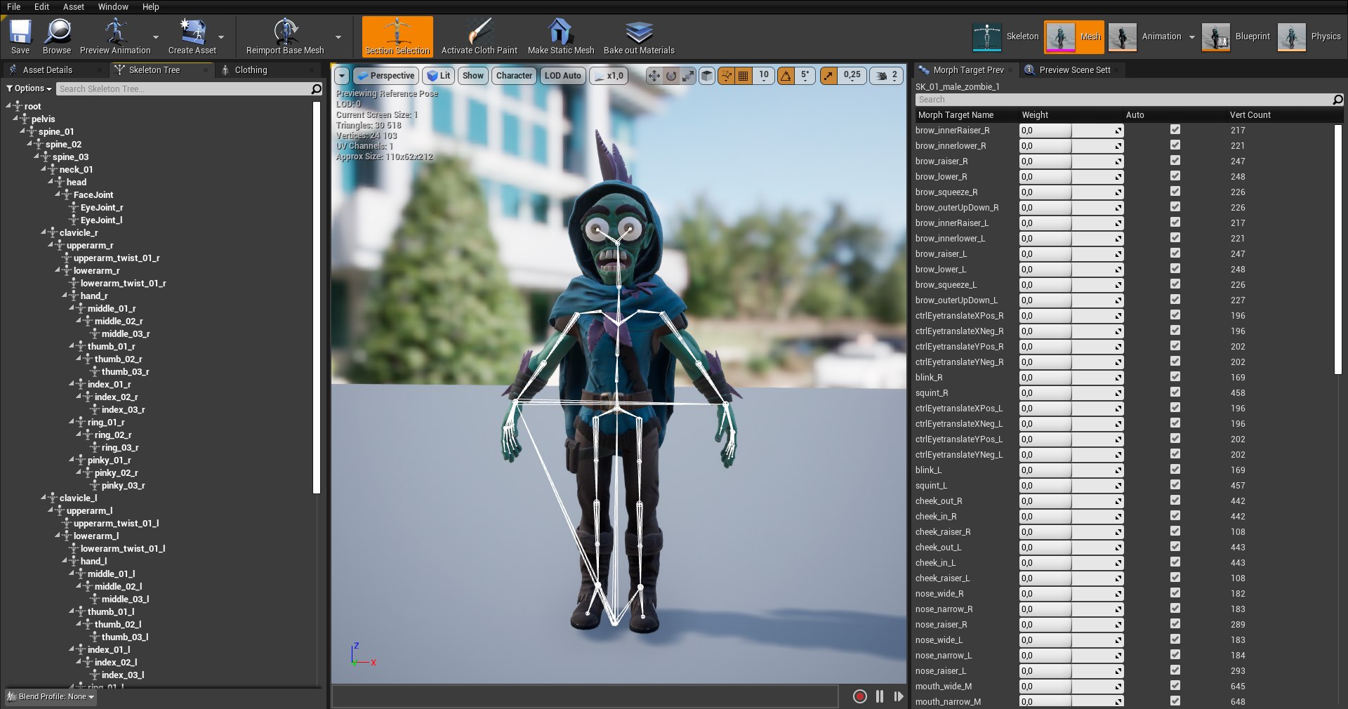 Stylized Male Zombie 1 3D - TurboSquid 2104723
