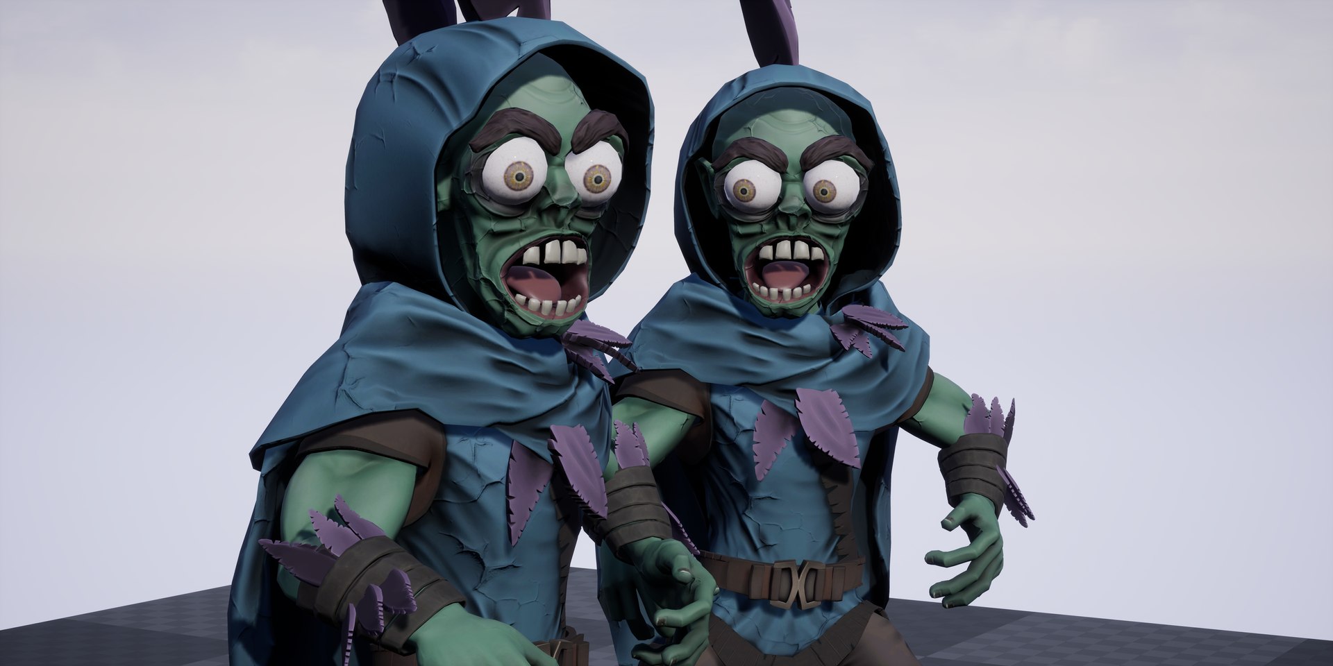 Stylized Male Zombie 1 3D - TurboSquid 2104723