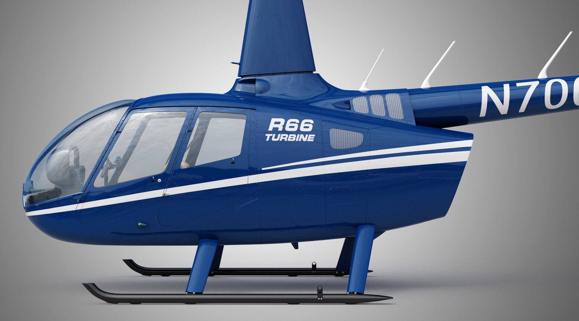 Helicopter robinson r66 turbine 3D - TurboSquid 1350725