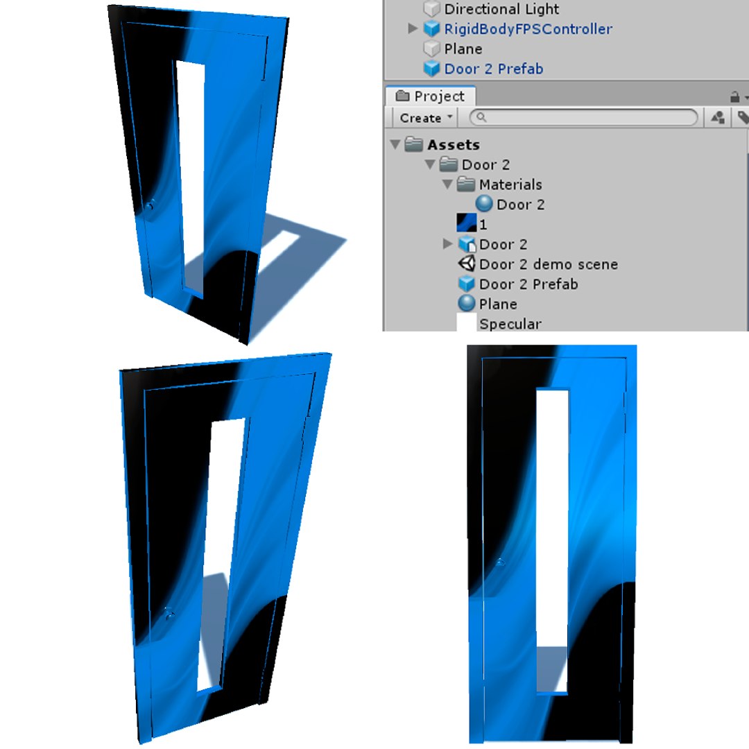 Free Door Unity 3D Model - TurboSquid 1541169