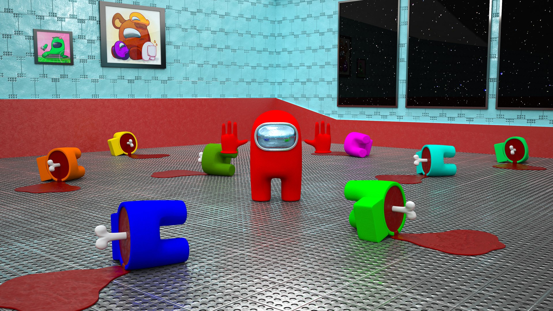Scene Cafeteria 3D - TurboSquid 1706055