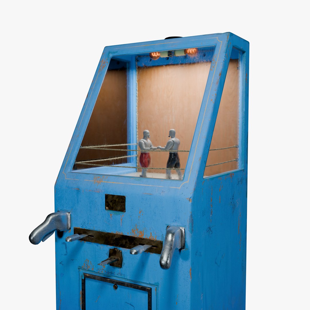 3D Vintage Arcade Boxing Machine Model - TurboSquid 2406087