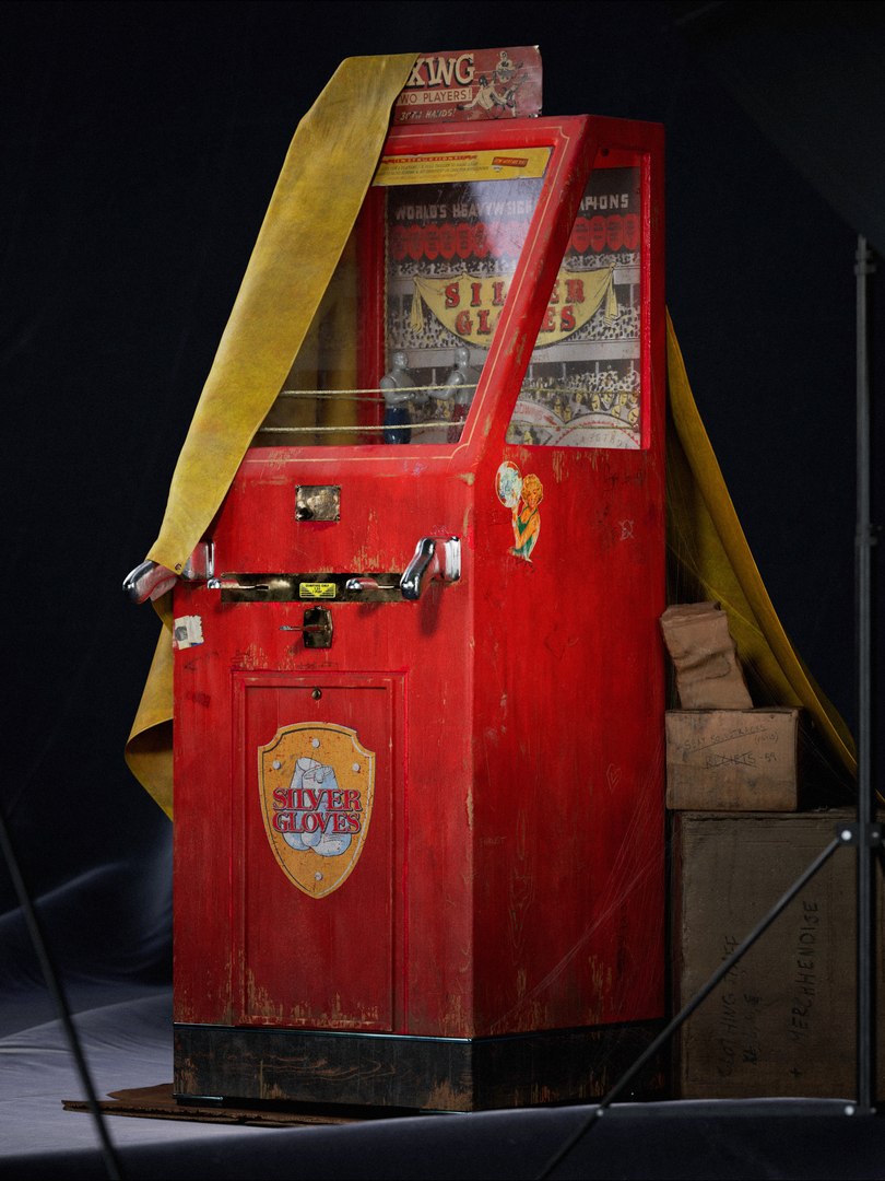 3D Vintage Arcade Boxing Machine Model - TurboSquid 2406087