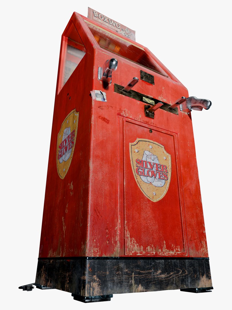 3D Vintage Arcade Boxing Machine Model - TurboSquid 2406087