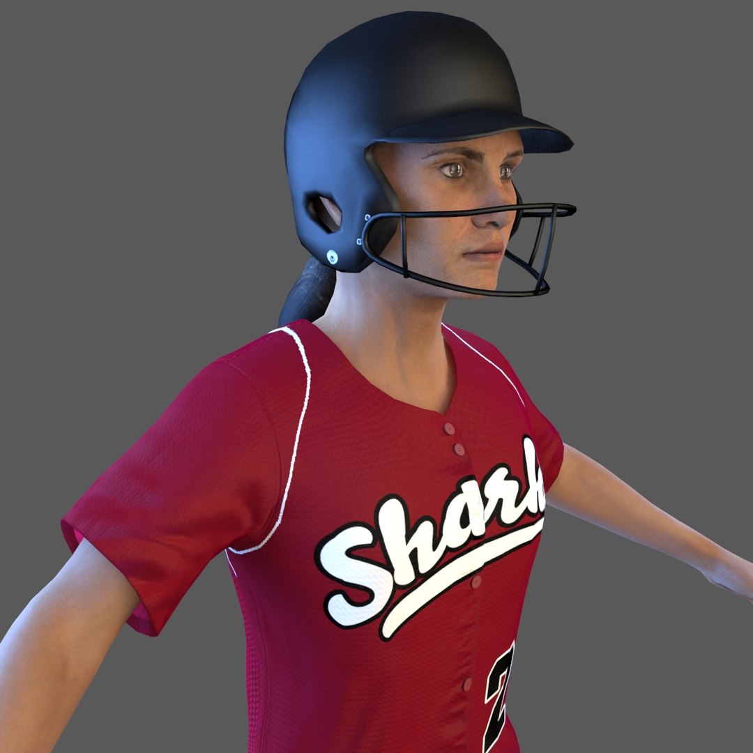 Softball 4 Bat Ball 3D Model - TurboSquid 1470700
